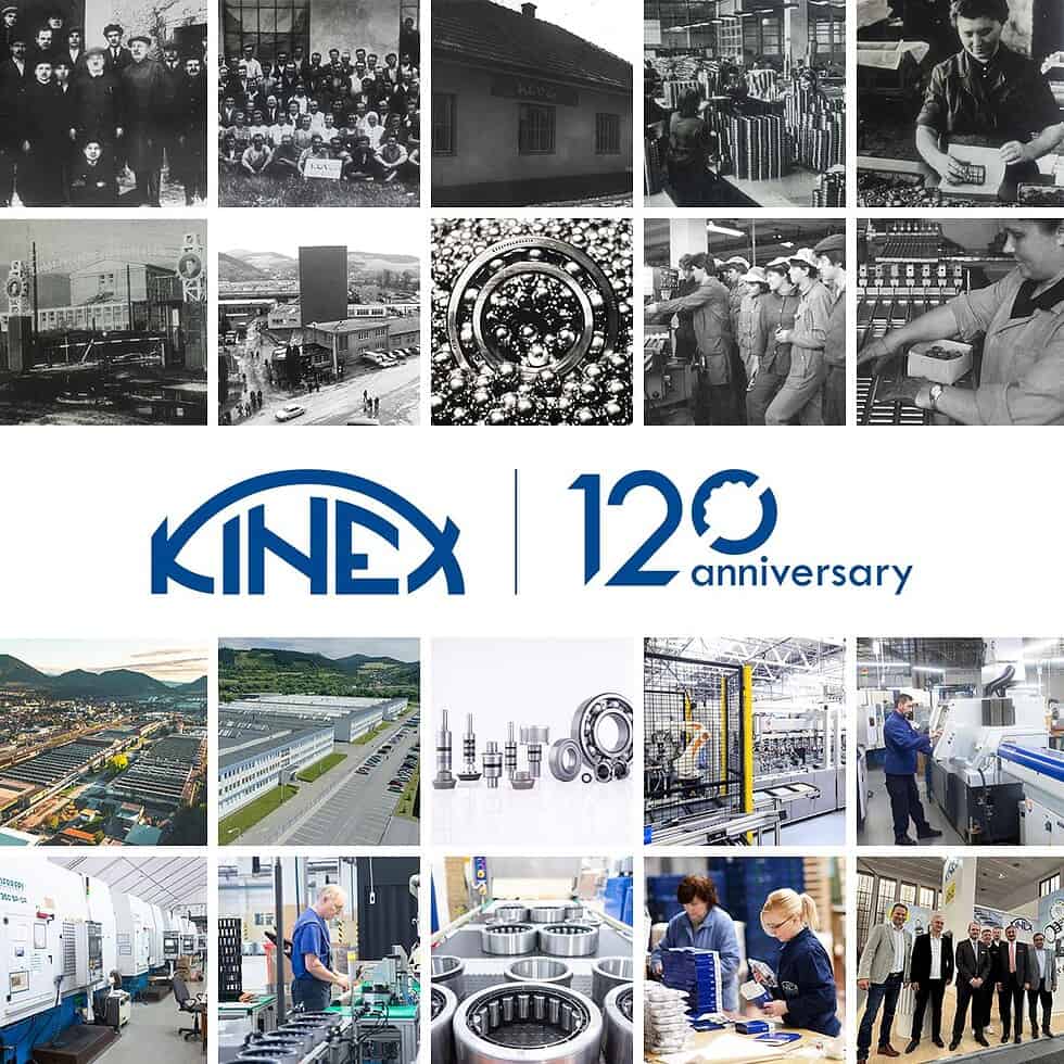 KINEX BEARINGS Celebrating 120 Years Anniversary